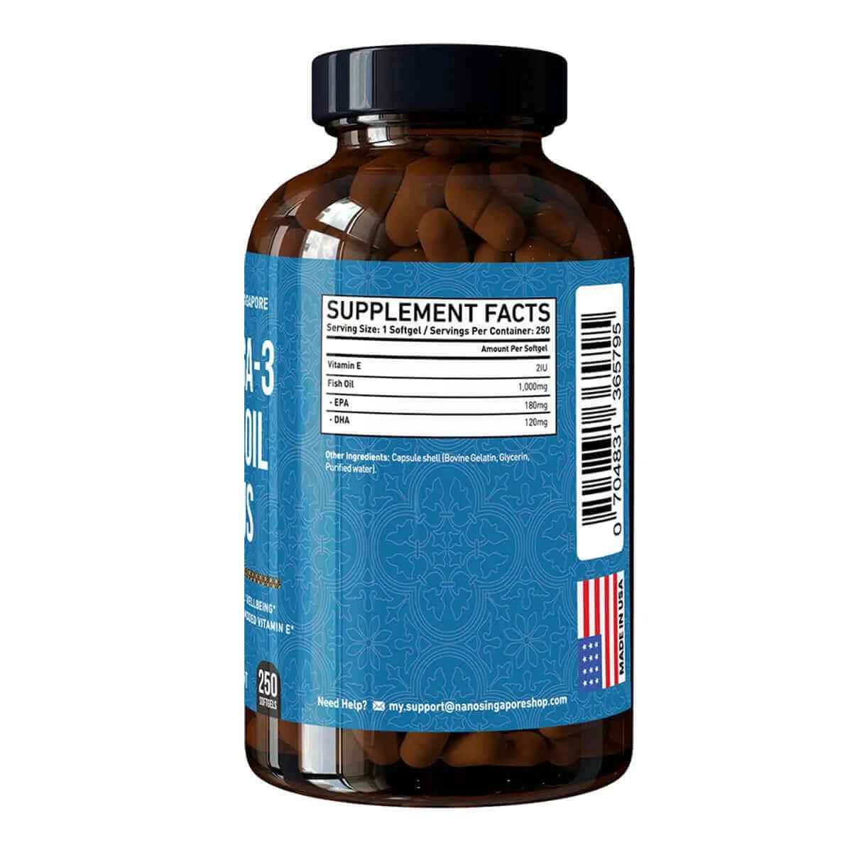Omega 3 Fish Oil 1000mg | Best Fish Oil Supplement Malaysia